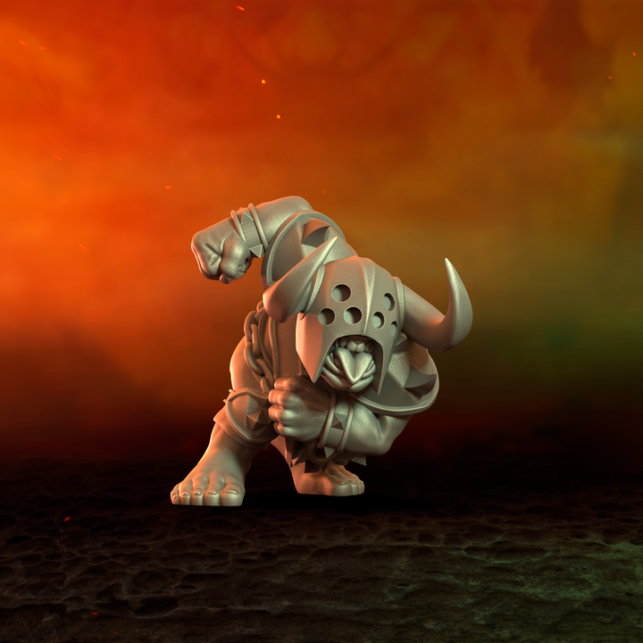 3D Printable Chaos Halfling Hefty 1 by Punga Miniatures