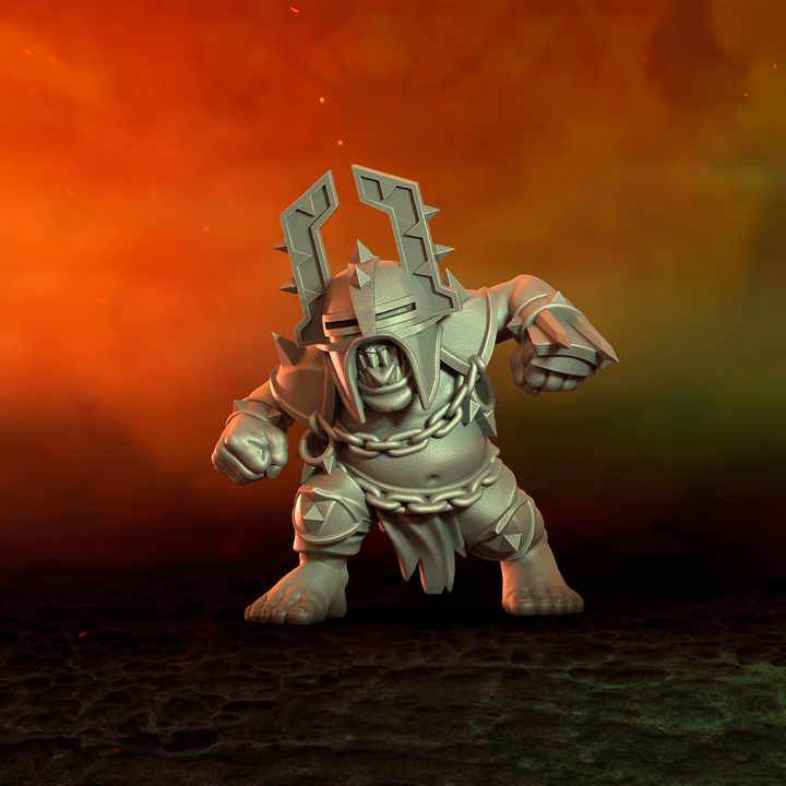 3D Printable Chaos Halfling Hefty 2 by Punga Miniatures