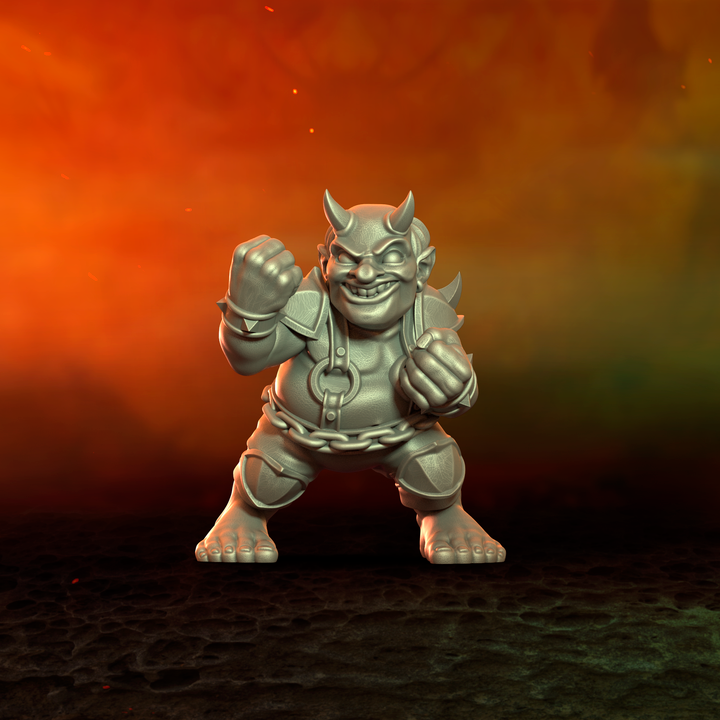 3D Printable Chaos Halfling Line 10 by Punga Miniatures