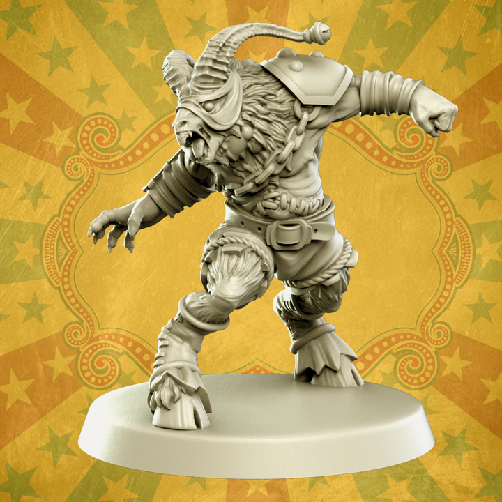 3D Printable Beastman 3 by Punga Miniatures