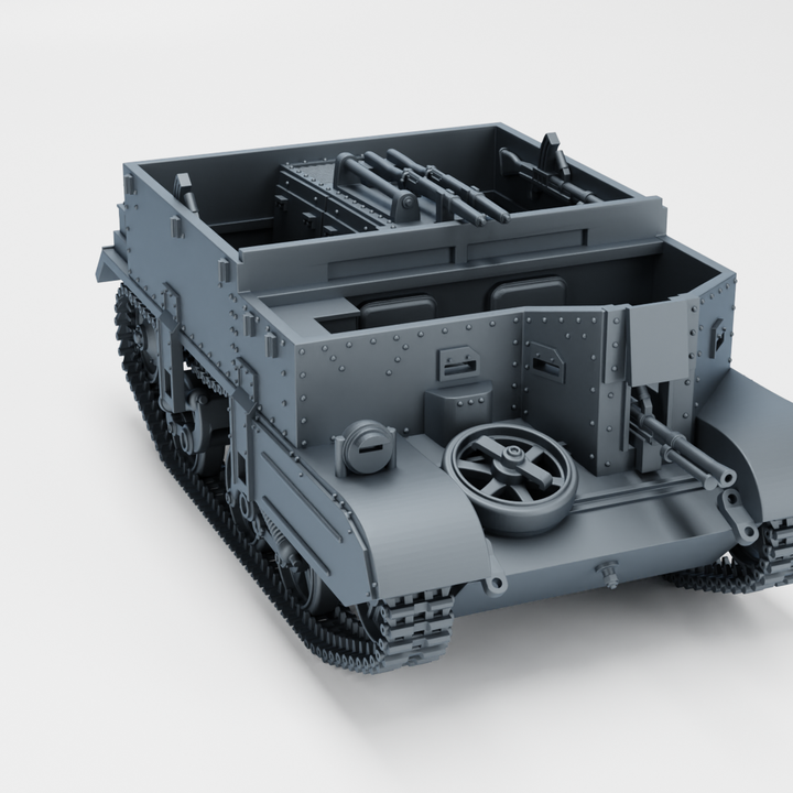 3D Printable Bren Gun Carrier (Universal Carrier) (UK, WW2) by Wargame3d