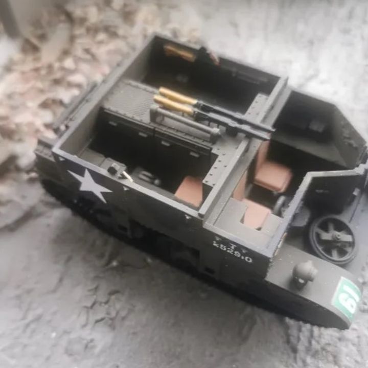 3D Printable Bren Gun Carrier (Universal Carrier) (UK, WW2) by Wargame3d