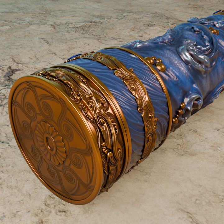 3D Printable Epic Playmat tubes: Water Theme by Mojibake Collectibles