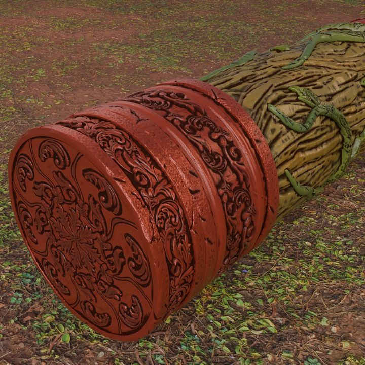 3D Printable Epic Playmat tubes: Vegetation Theme by Mojibake Collectibles