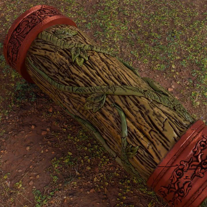 3D Printable Epic Playmat tubes: Vegetation Theme by Mojibake Collectibles