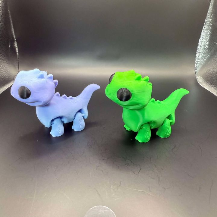 3D Printable Articulated Spiked Lizard (Inspired by Bruni) by Shawn Pena