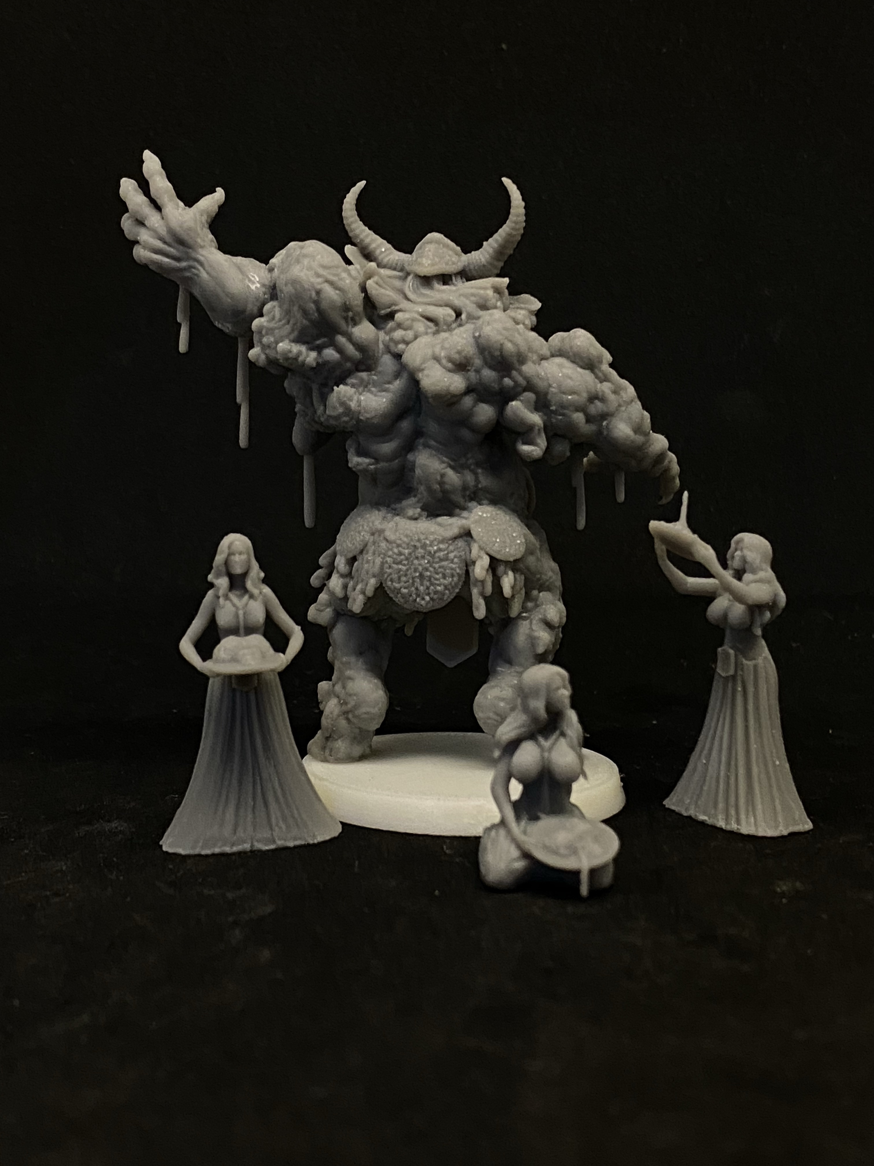3D Printable MALIGNANT LORD OF TUMOURS by PAPSIKELS MINIATURES