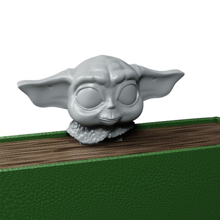 3D Printable Alien Bookmark by Crosslances