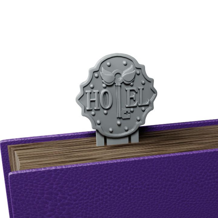 3D Printable Horror Hotel Bookmark by Crosslances