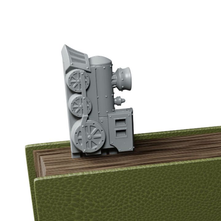 3D Printable Train Bookmark by Crosslances