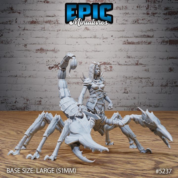 3D Printable Scorpion Centaur Lady / Sand Arachnid Hybrid / Female ...