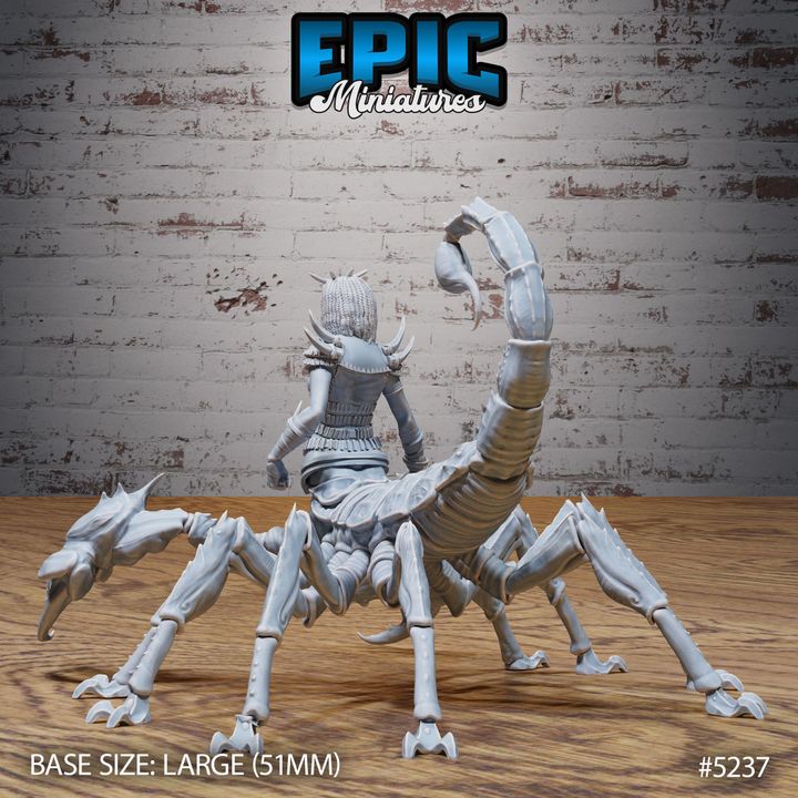 3D Printable Scorpion Centaur Lady / Sand Arachnid Hybrid / Female ...