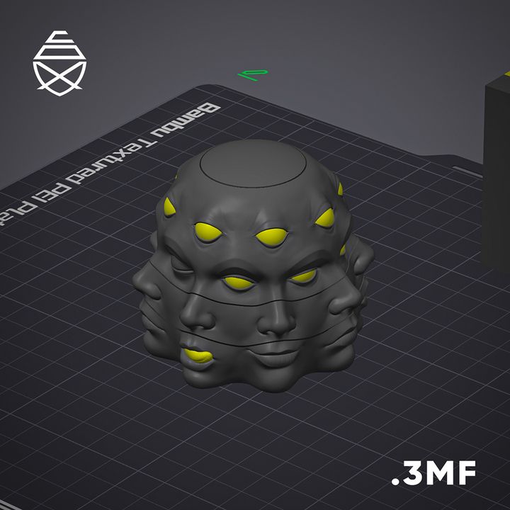 3D Printable Multiface Fidget by PipeCox