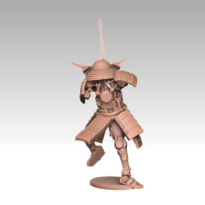 3D Printable Robo Samurai Mk 6 by Sharedog Miniatures