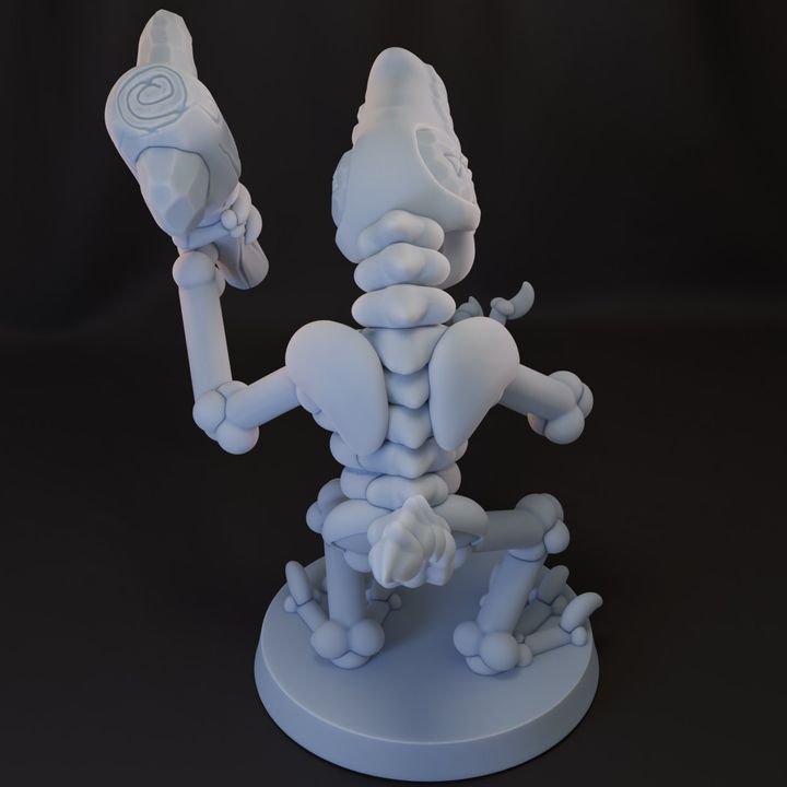 3D Printable Undead Kobold with wooden Pick by The Cackling Kobold Company