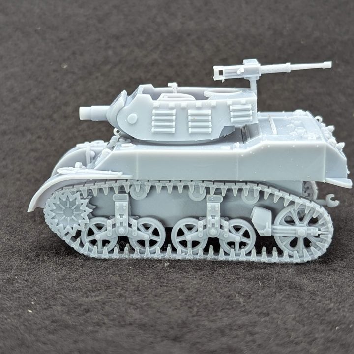 3D Printable STL PACK - 18 US Tanks + Stowage of WW2 (scale 1:56 ...