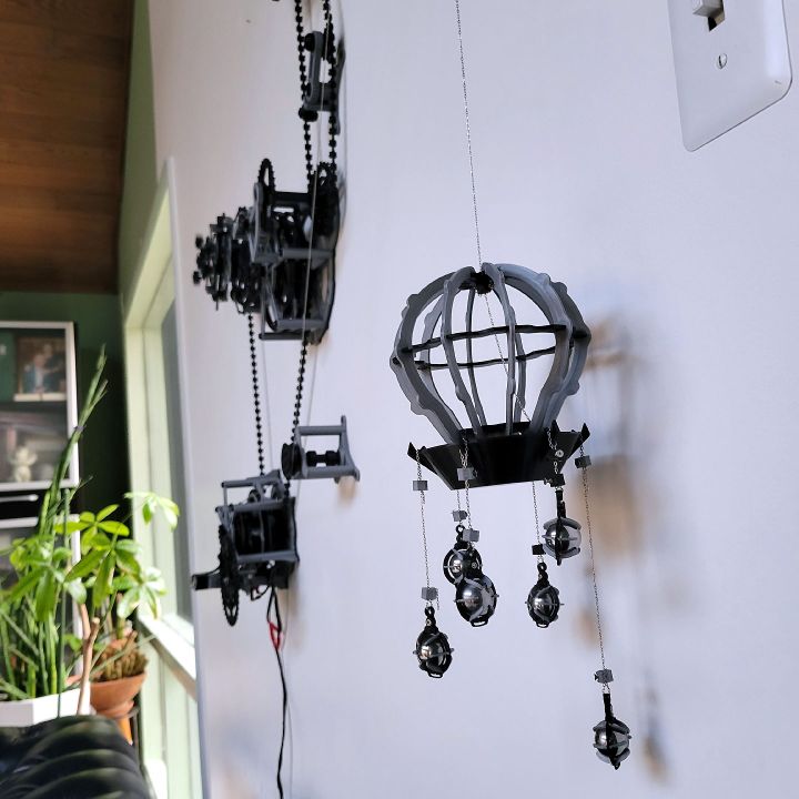 3D Printable Wall-of-Wonder Mechanical Tourbillon Clock by Wall-of ...