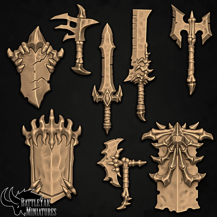 3D Printable Mordred Warghoul A by Battle Yak Miniatures