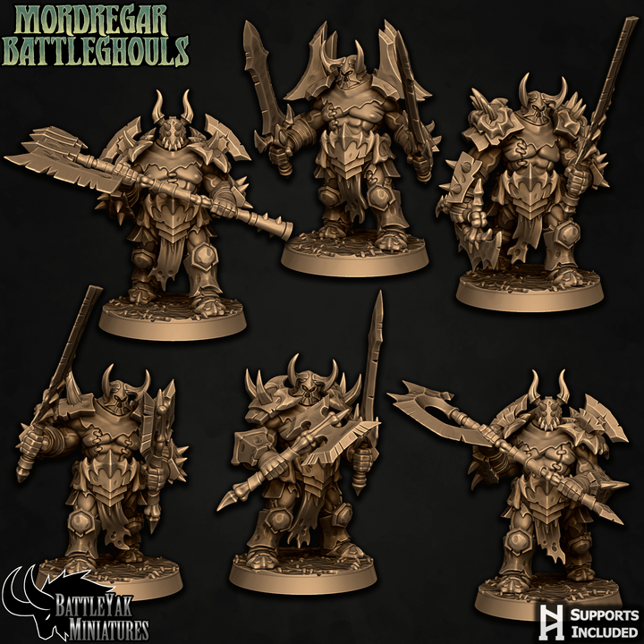 3D Printable Mordred Warghouls Pack by Battle Yak Miniatures