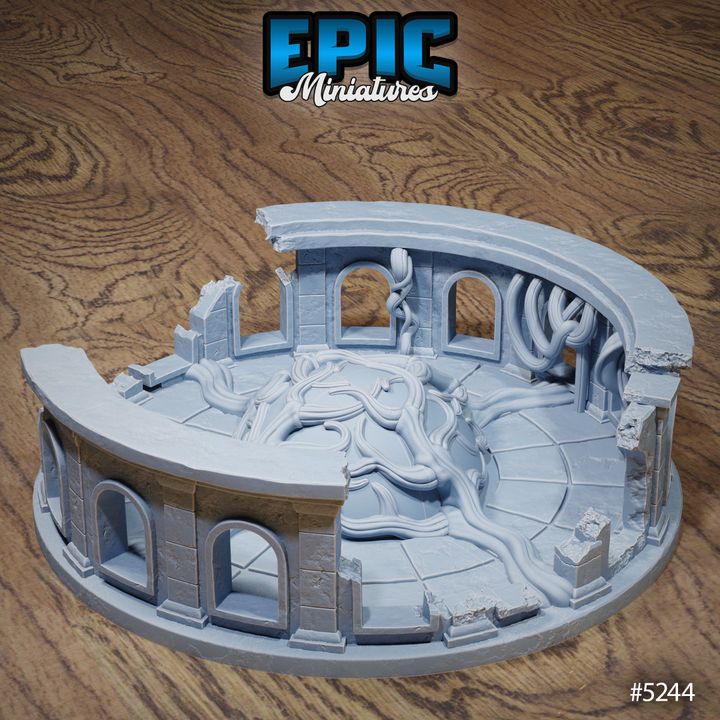 3D Printable Forest Ruins / Summoning Construction / Woodland Summoner ...