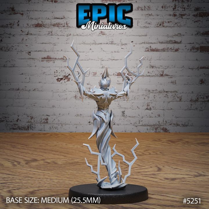 3D Printable Myrmidon Air Magic / Elemental Archon / Humanoid Creature ...