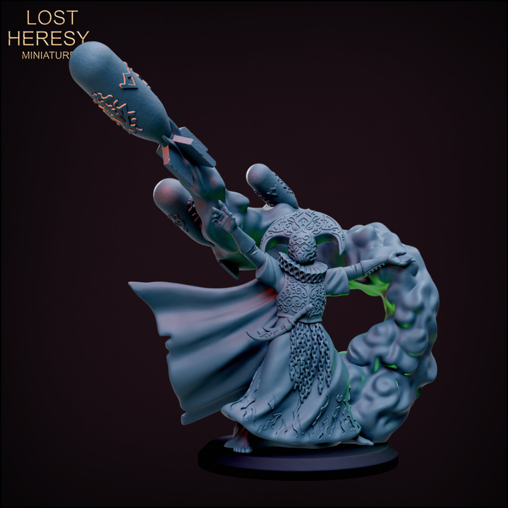 3D Printable Bomb Witch #2 - Trench Hell by Lost Heresy Miniatures