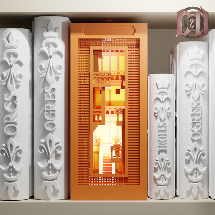 3D Printable Street of Eternal Glow by C2Dwellers