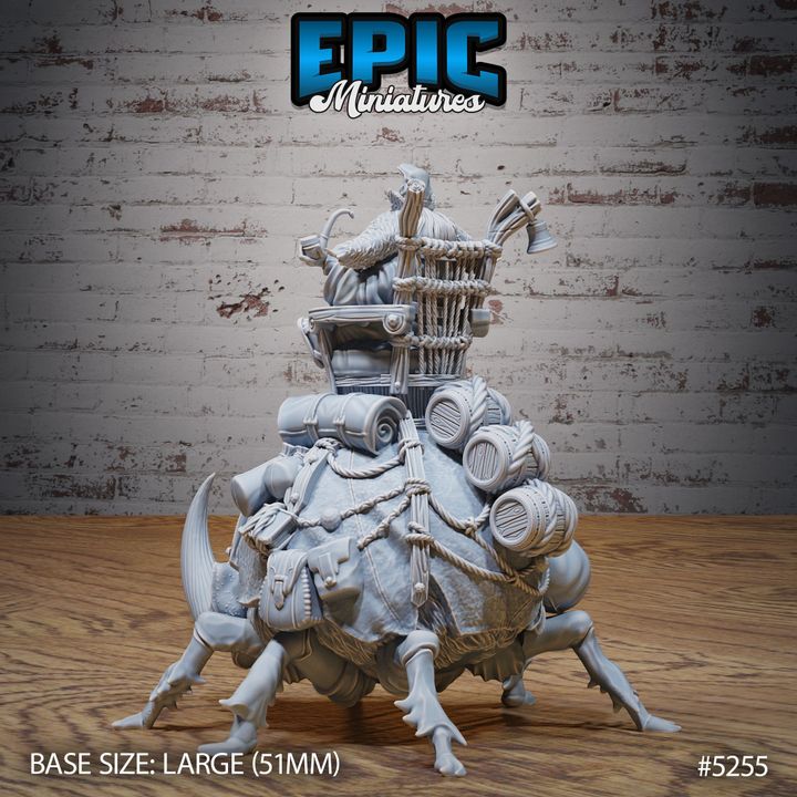 3D Printable Beetle Tamer & Giant Mount / Insect Whisperer Trainer ...