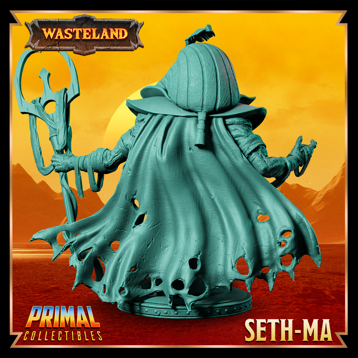 3D Printable Sorcerer King - Seth Ma - Bust - February 2025 - Wasteland ...