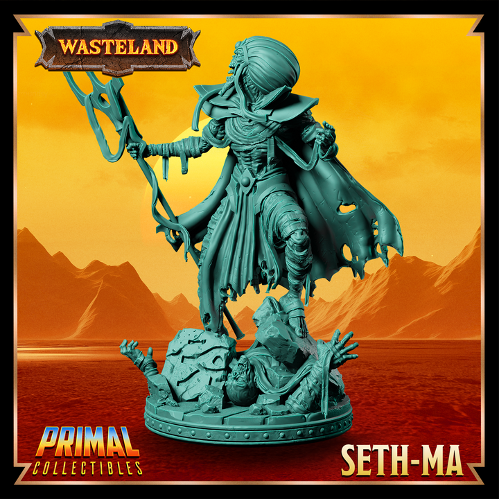3D Printable Sorcerer King - Seth Ma - February 2025 - Wasteland by ...