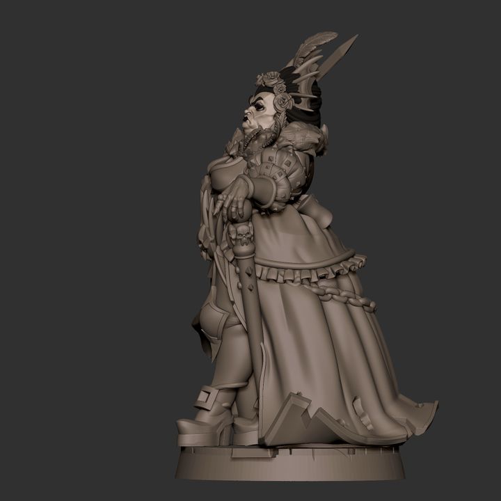 3D Printable Vampire Countess by Bite the Bullet