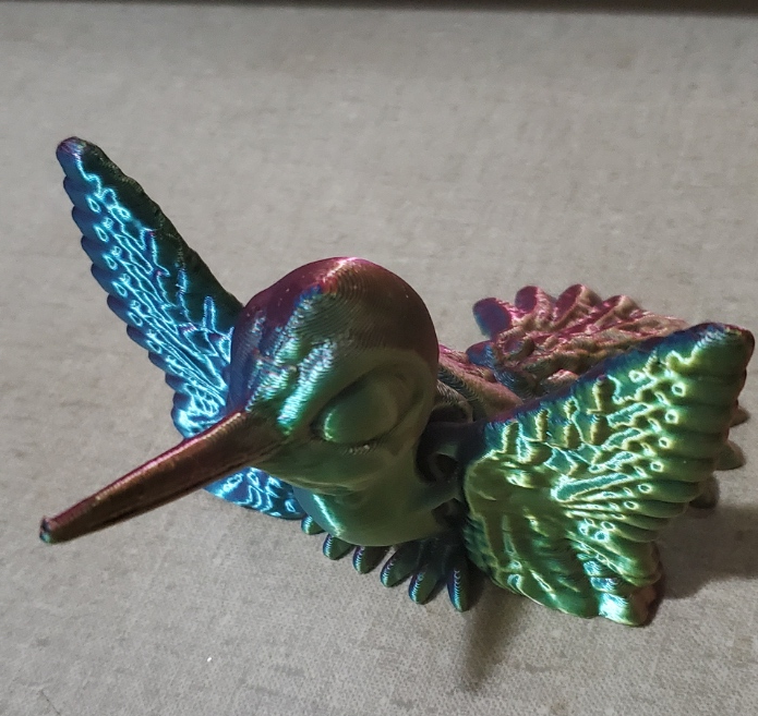3D Printable Tiny Hummingbird by Cinderwing3D