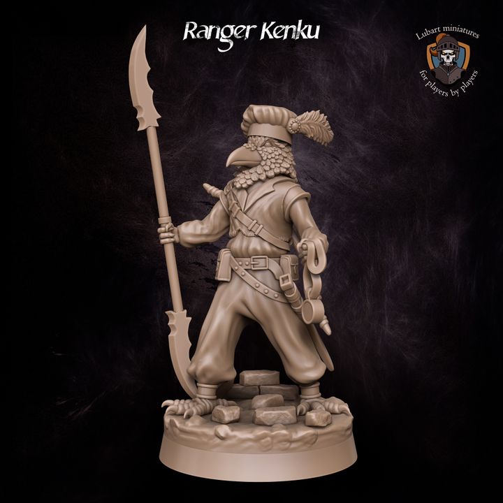 3D Printable Ranger Kenku by Lubart Miniatures