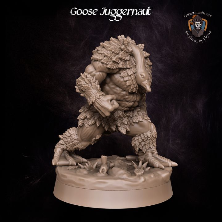 3D Printable Goose Juggernaut by Lubart Miniatures