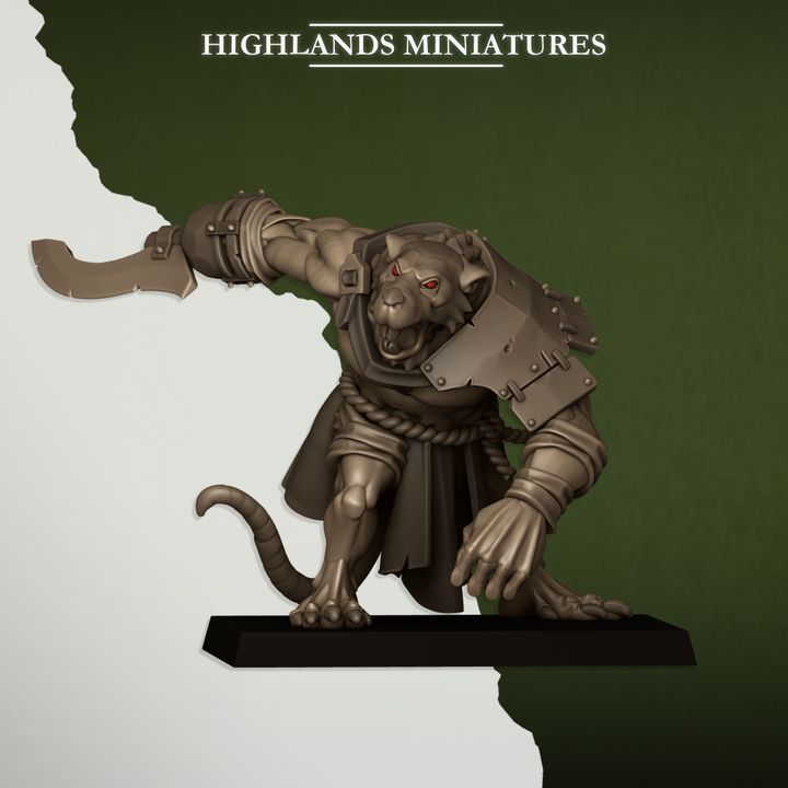 3D Printable Ratgors and Ratgor Master - Highlands Miniatures by ...