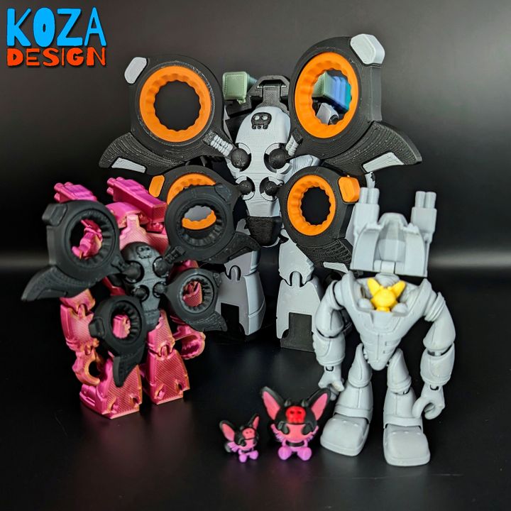 3D Printable BUTTERFLY BOT by Koza Design