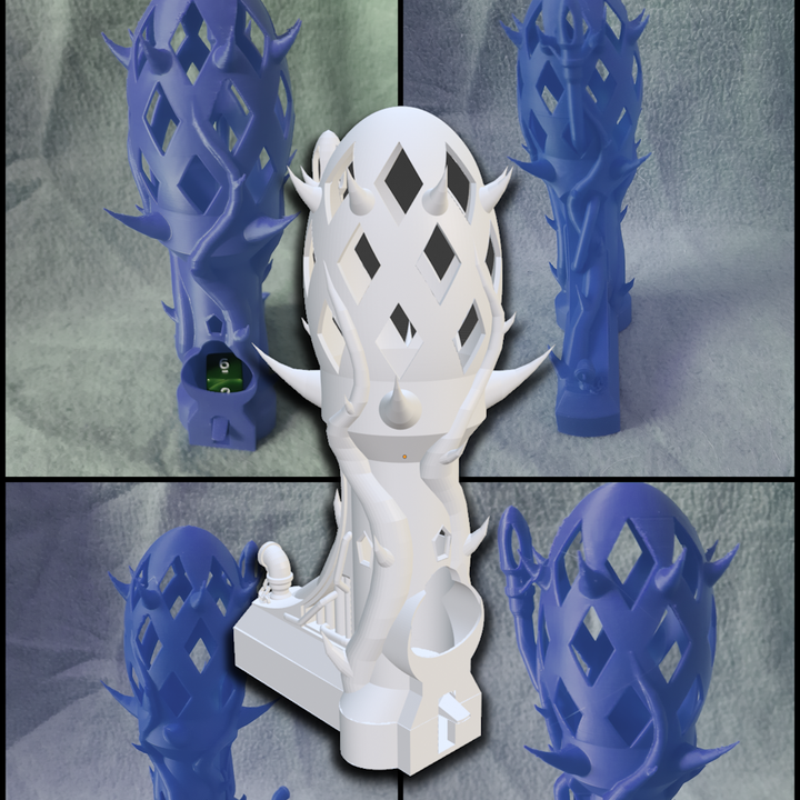 3D Printable The Spikey Tower of Randomness by Adam Freeman