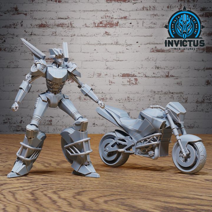 3D Printable Robot Racing Set / Transforming Vehicle Collection / Mech ...