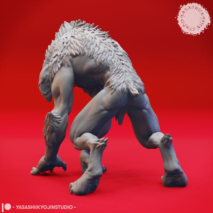 3D Printable Stalking Quaggoth - Tabletop Miniature (Pre-Supported) by ...