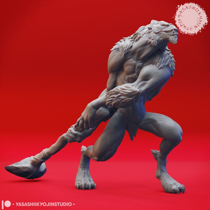 3D Printable Quaggoth Stone Club - Tabletop Miniature (Pre-Supported ...
