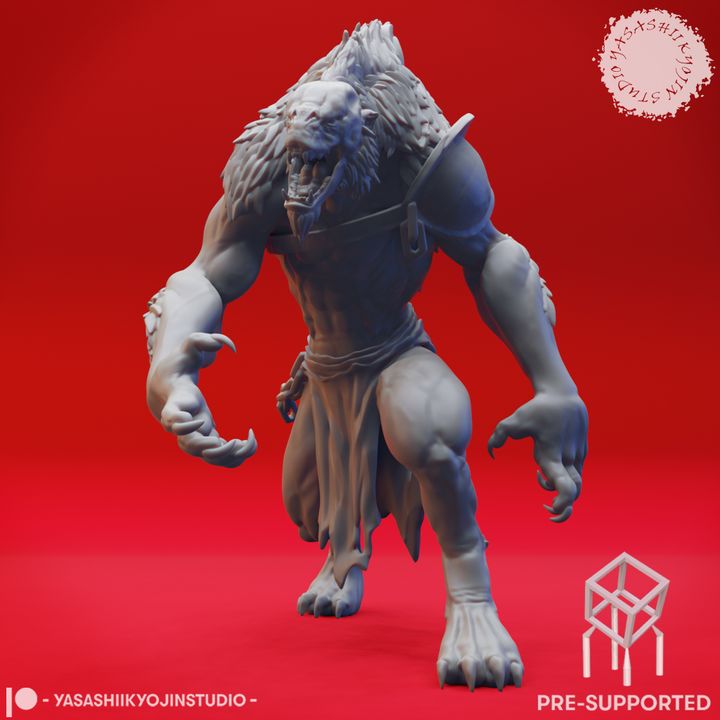 3D Printable Quaggoth Warchief - Tabletop Miniature (Pre-Supported) by ...
