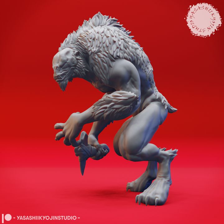 3D Printable Quaggoth Stone Hatchet - Tabletop Miniature (Pre-Supported ...