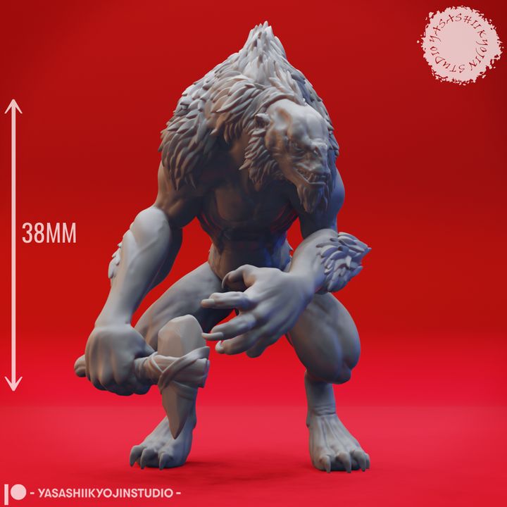 3D Printable Quaggoth Stone Hatchet - Tabletop Miniature (Pre-Supported ...