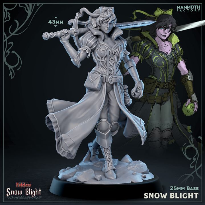 3D Printable Snow Blight - Fateless: Part 2 (+ 5e Adventure) by Mammoth ...