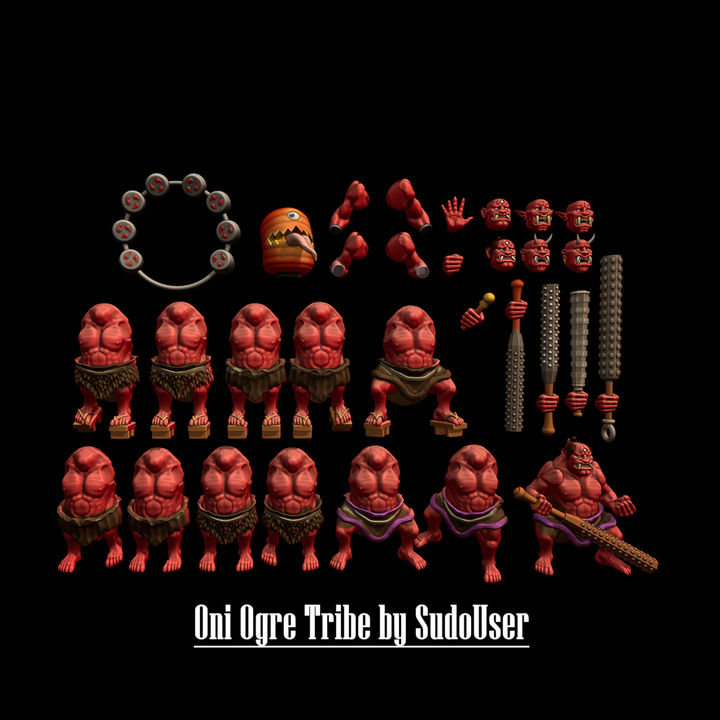 3D Printable Oni Ogre Tribe by Sudo