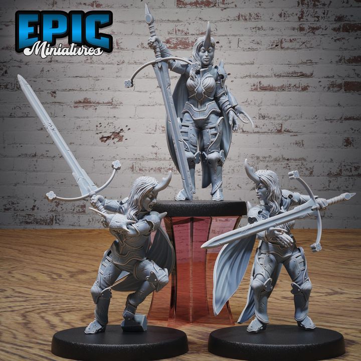 3D Printable Insect Knight Lady Set / Insectoid Warrior / Forest ...