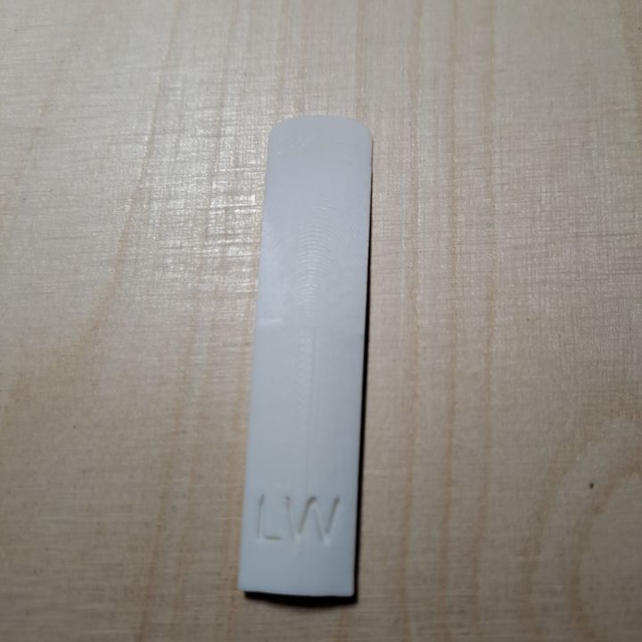 3D Printable Saxophone Reed by Liam Werner