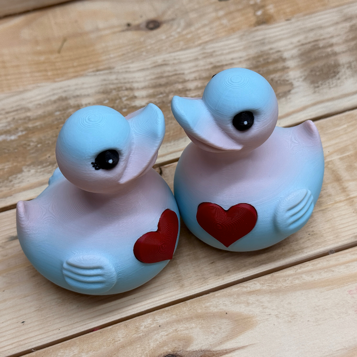3D Printable Love Ducks by ENIQUE3D