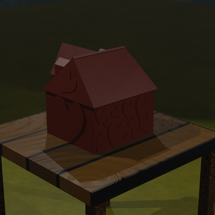 3D Printable Valentines Day House by Mitch