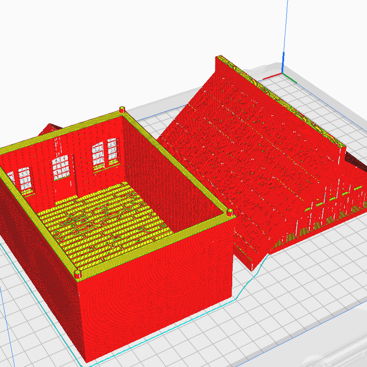 3D Printable Brick House by Mitch
